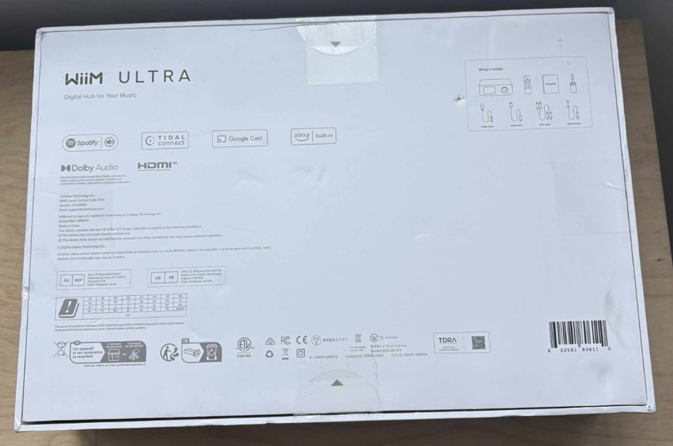 WiiM Ultra Music Streamer & Digital Preamp 3.5" Touch Screen - HDMI ARC ...
