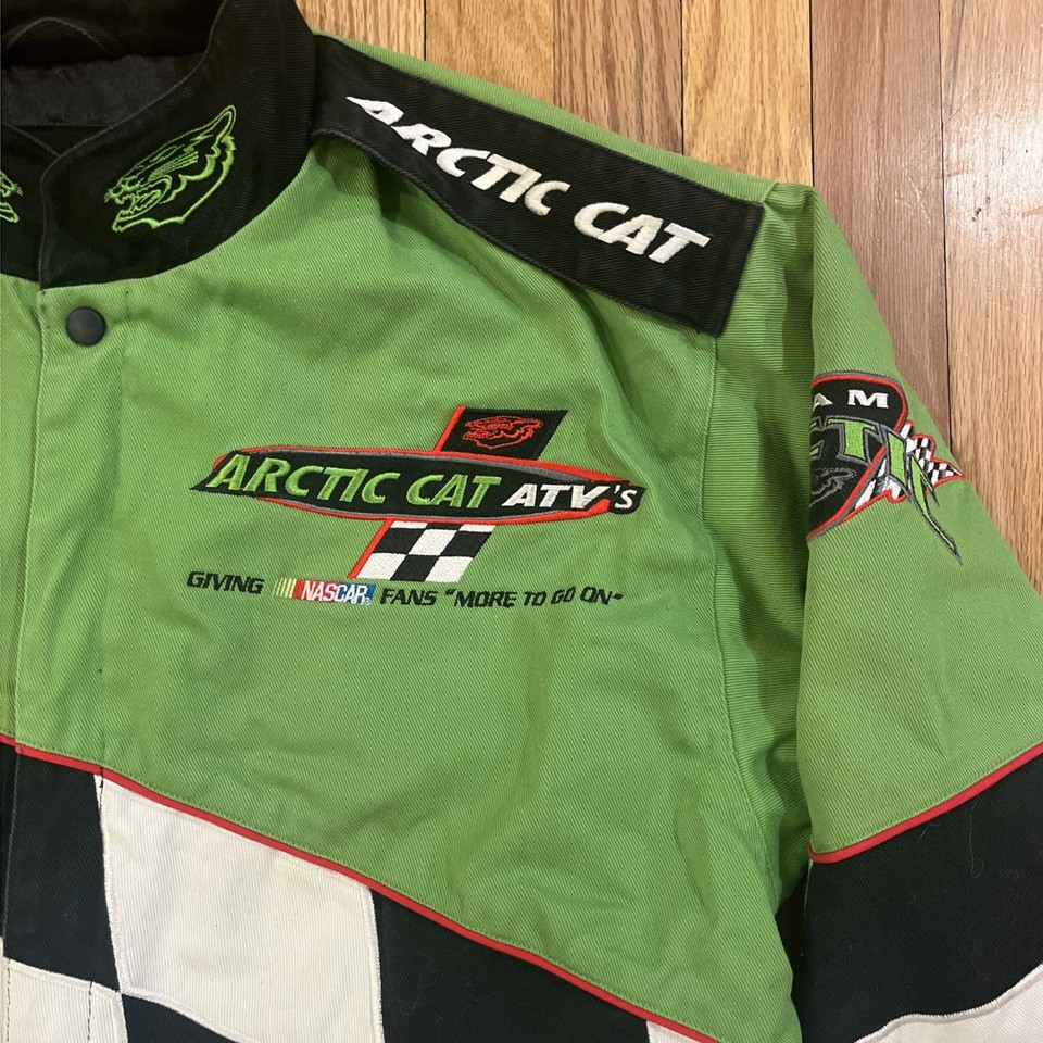 Rare 2002 Arctic Cat ATV Jacket NASCAR Sponsor Tony Stewart #20 Men's ...
