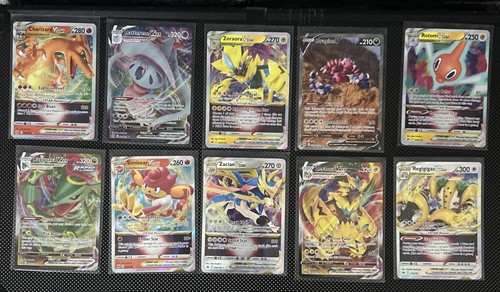 Pokémon TCG Lot 10 Cards: V/VSTAR/VMAX from Random Sets With All Cards ...