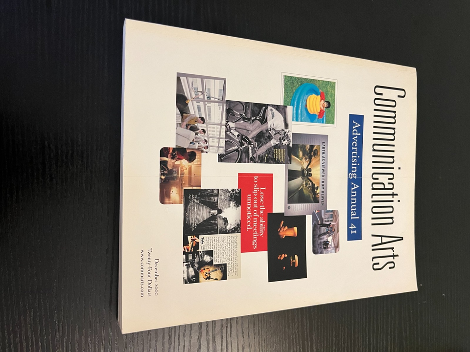2000 DECEMBER COMMUNICATION ARTS MAGAZINE - ISSUE #301 NICE FRONT COVER ...