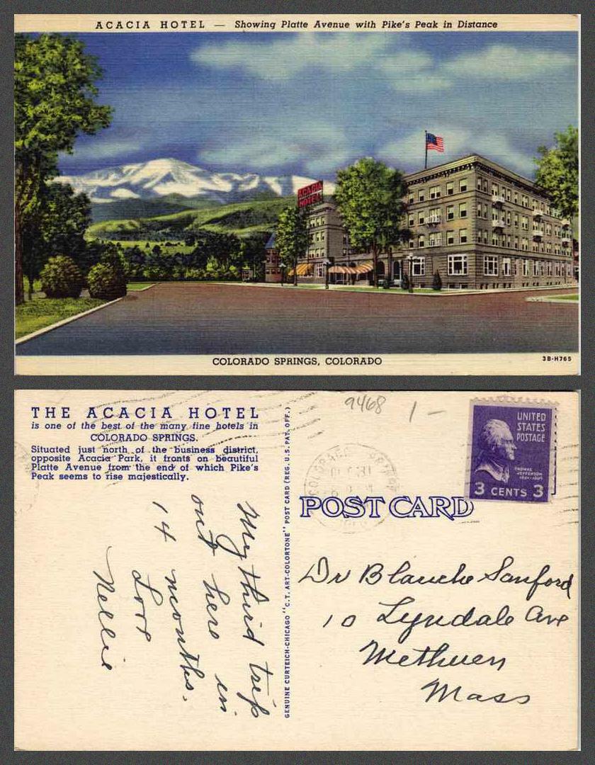 COLORADO Colorado Springs VINTAGE POSTCARD | eBay