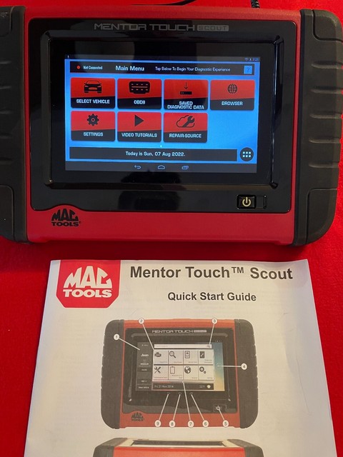 Mac Tools MRST Mentor Touch Scout P/n 568777 *no Power Cord* # 6377 Q ...