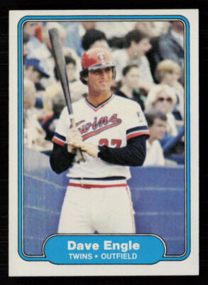 Dave Engle 1982 Fleer #552 Minnesota Twins Baseball Card | eBay