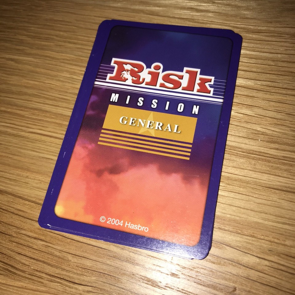 RISK PARKER GAME 2004 SPARE REPLACEMENT PIECES MISSION CARDS FIGURES ...