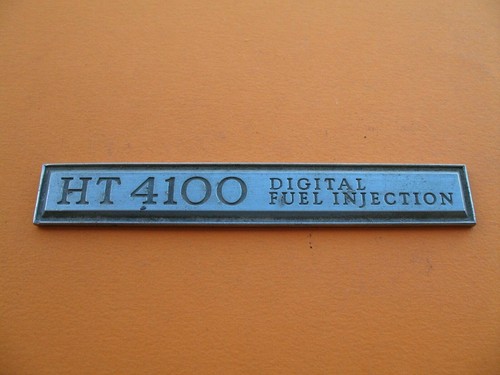 CADILLAC HT 4100 DIGITAL FUEL INJECTION EMBLEM LOGO BADGE SIGN VINTAGE ...