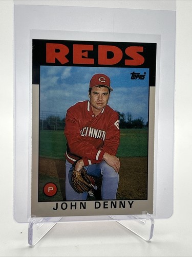 1986 Topps Traded John Denny Baseball Card #32T NM-MT FREE SHIPPING | eBay