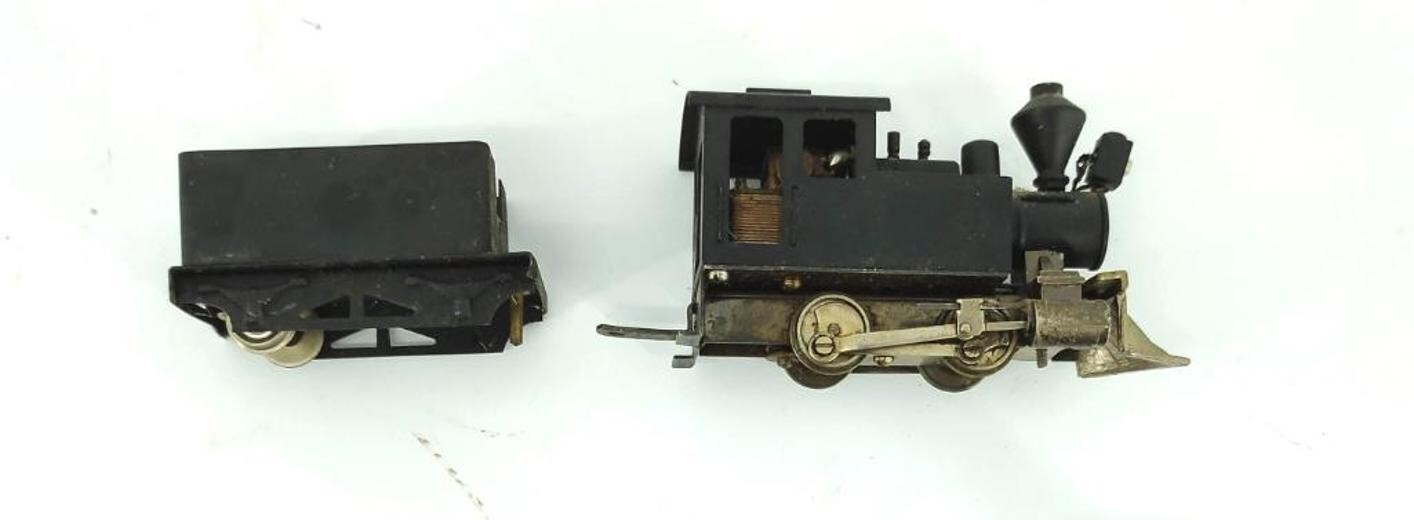 Mining HO Scale 0-4-0 Brass Steam Locomotive and Tender | eBay
