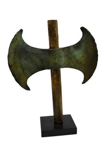 Labrys Ancient Greek Bronze double Axe Minoan marble based Great Axe ...