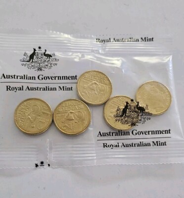 2018 - $2 Invictus Games RAM swap bag containing 5 uncirculated coins ...