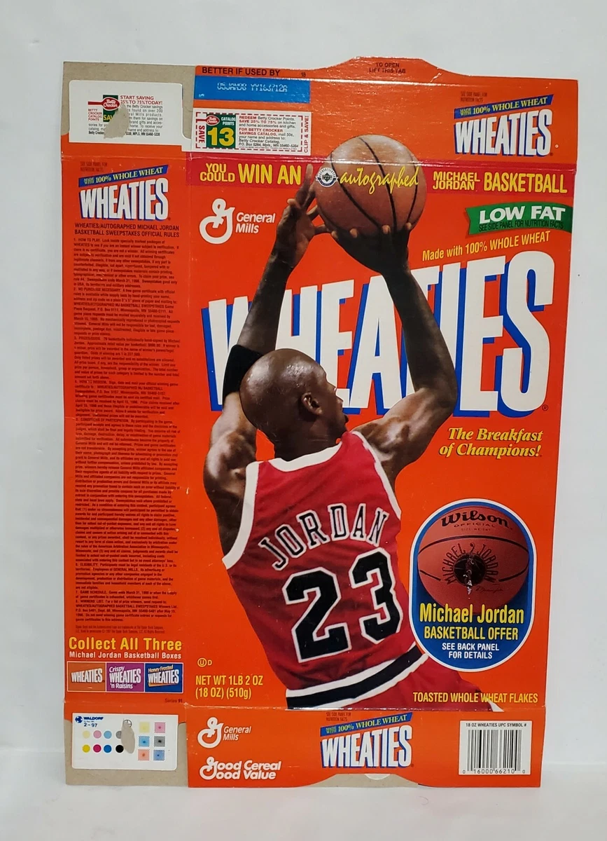 Michael Jordan Collectors Edition 1994 Wheaties Cereal Box, 51% OFF