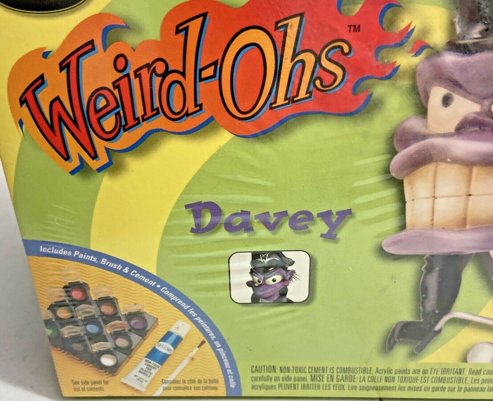 1999 Weird-Oh's Model Kit Davey # 745 New in Box | eBay