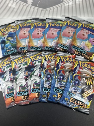 Pokémon TCG Sun & Moon Cosmic Eclipse 12 Booster Packs Sealed (1/3 Booster Box) | eBay