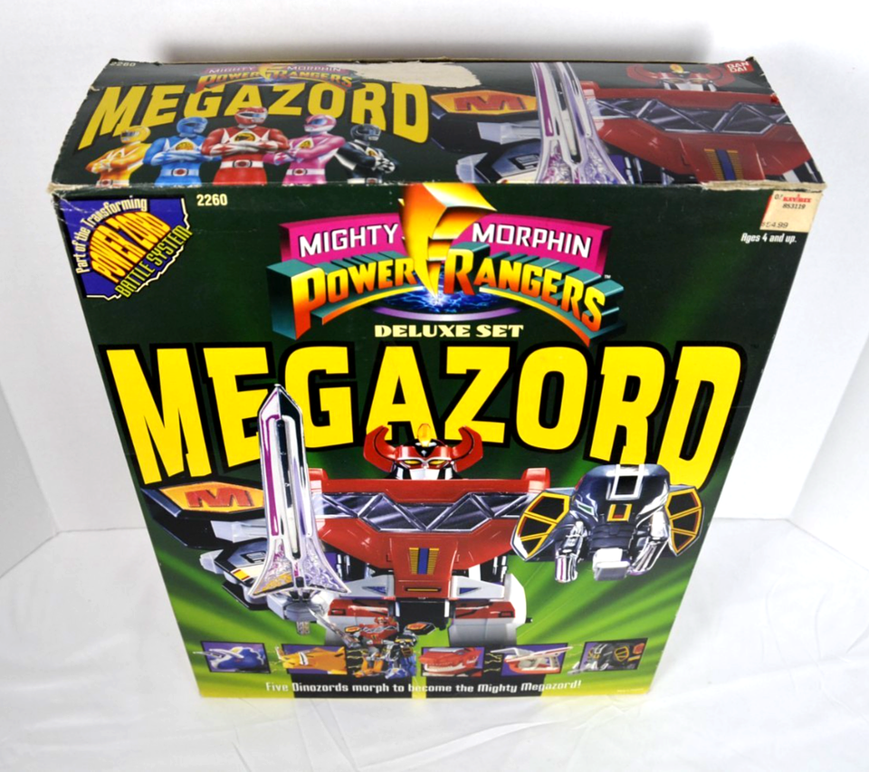 Megazord 2260 Deluxe Set Mighty Morphin Power Rangers 1994 Bandai MMPR ...