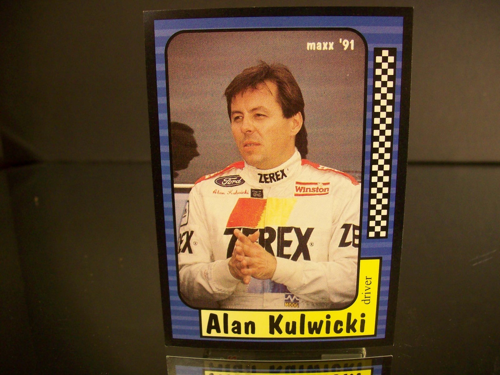Alan Kulwicki #7 Zerex Antifeeze Maxx Race Cards 1991 Card #7 | eBay