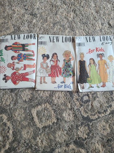 New Look Pattern 6251, 6215, 6741. Good Condition. Two cut, One Uncut ...