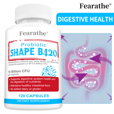 Shape B420 Probiotics Supplement Supports Digestive Health and ...