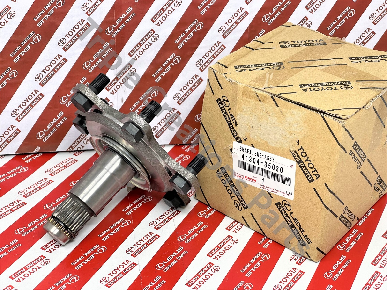 Genuine Toyota 41304-35020 Shaft Sub-Assy Differential Side Gear RH ...