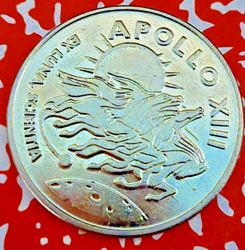 Apollo 13 - Apollo XIII - 1995 - Silver Coin Token - Aluminum | eBay