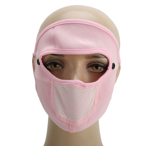 4 Pcs Full Face Shield Ice Silk UV Protection S Sunscreen Face Veil ...