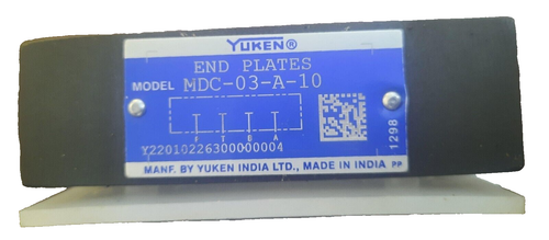 Yuken NG10 END PLATES MDC-03-A-10 | eBay