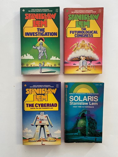 Lot of 4 Stanislav Lem Paperbacks Solaris First Editions Science ...