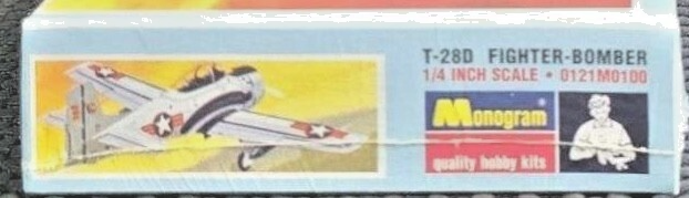 1994 Monogram USAF T-28D Fighter Bomber Model Airplane Kit - 1/48th ...