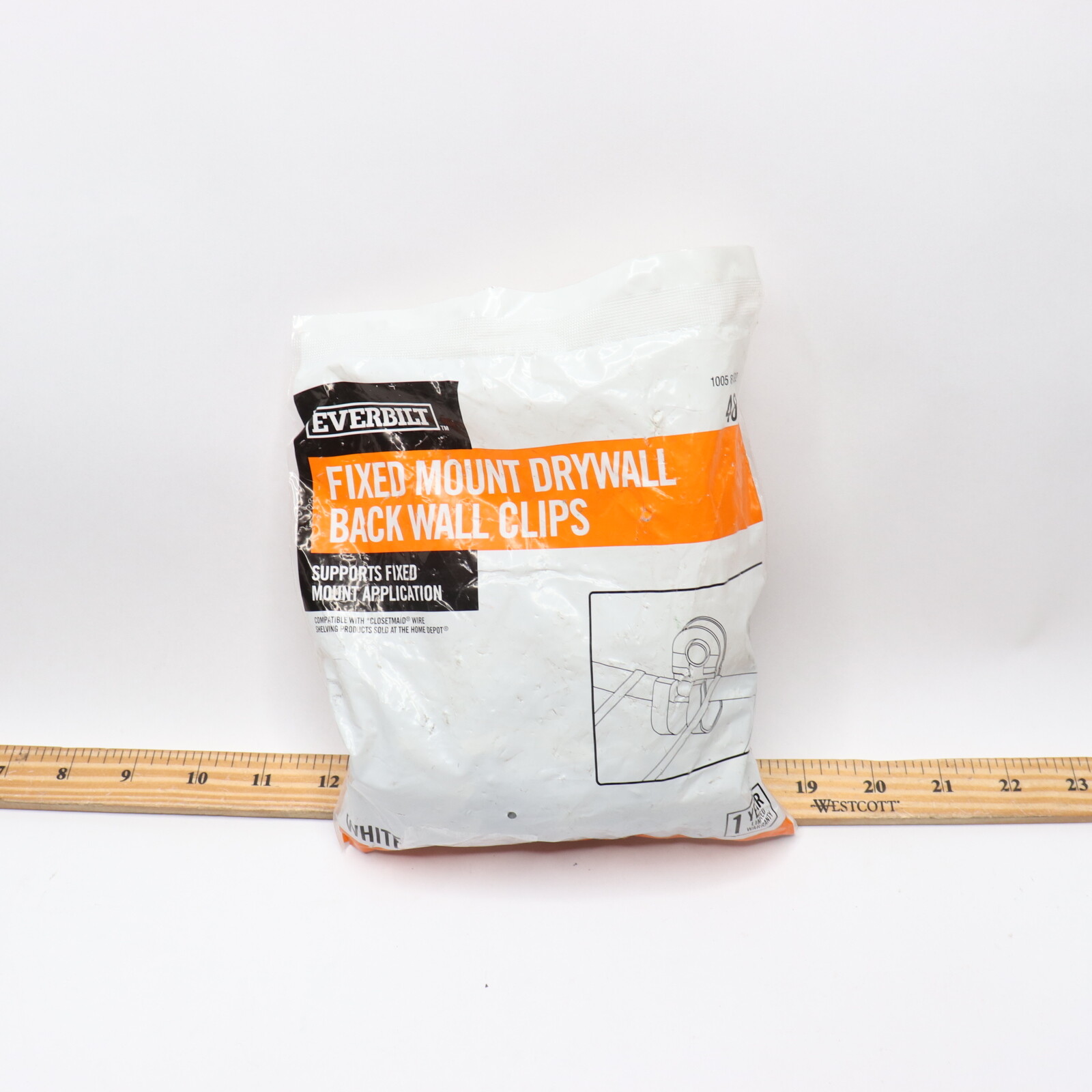(44-Pk) Everbilt Fixed Mount Drywall Back Wall Clips 1005 362 692 | eBay