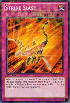Strike Slash - BP02-EN189 - Mosaic Rare - 1st Edition x1 - Lightly ...