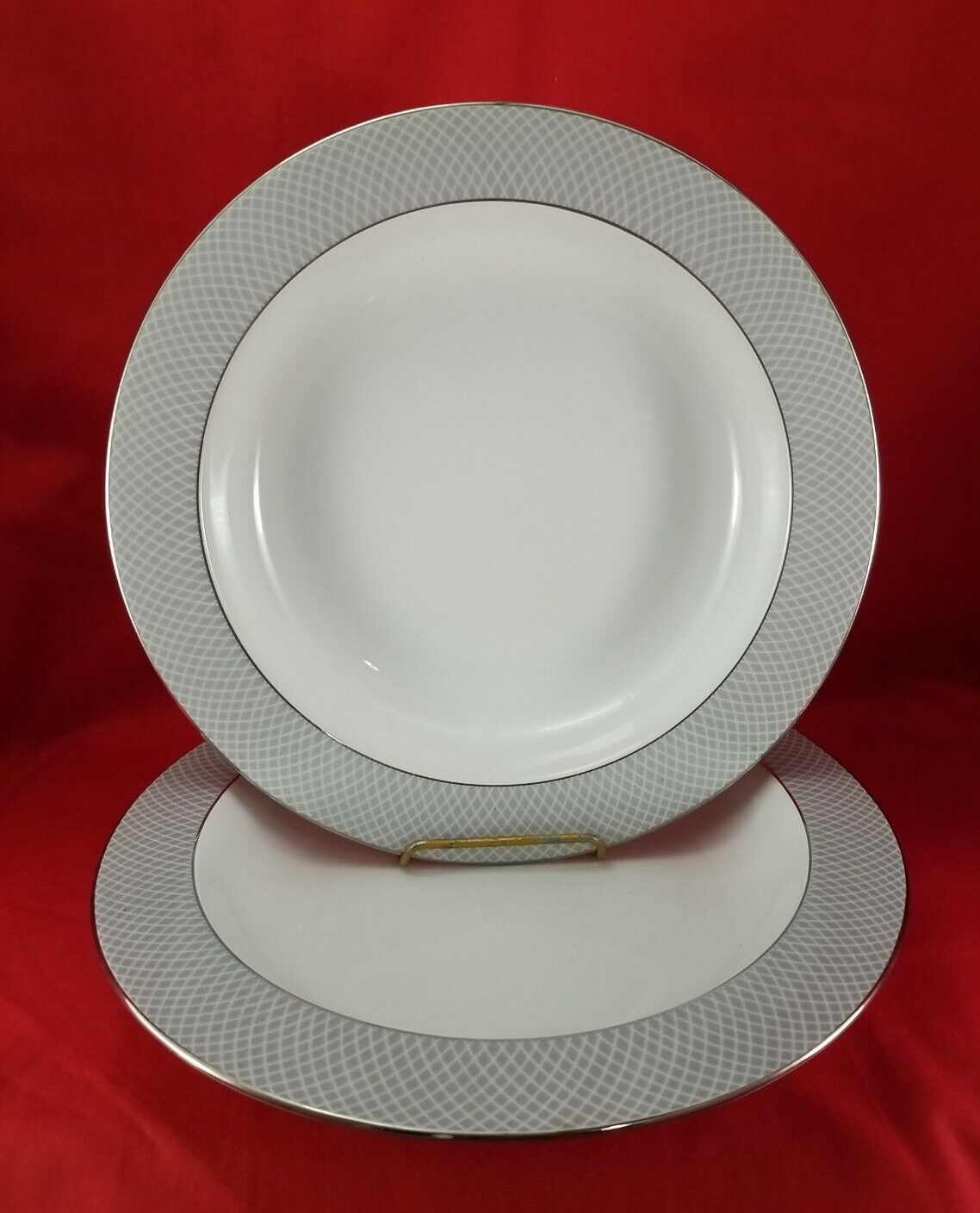 BLOCK SPAL Grey Dawn Platinum Salad/Soup Bowl 8 3/4" Set of 2 - Made in ...