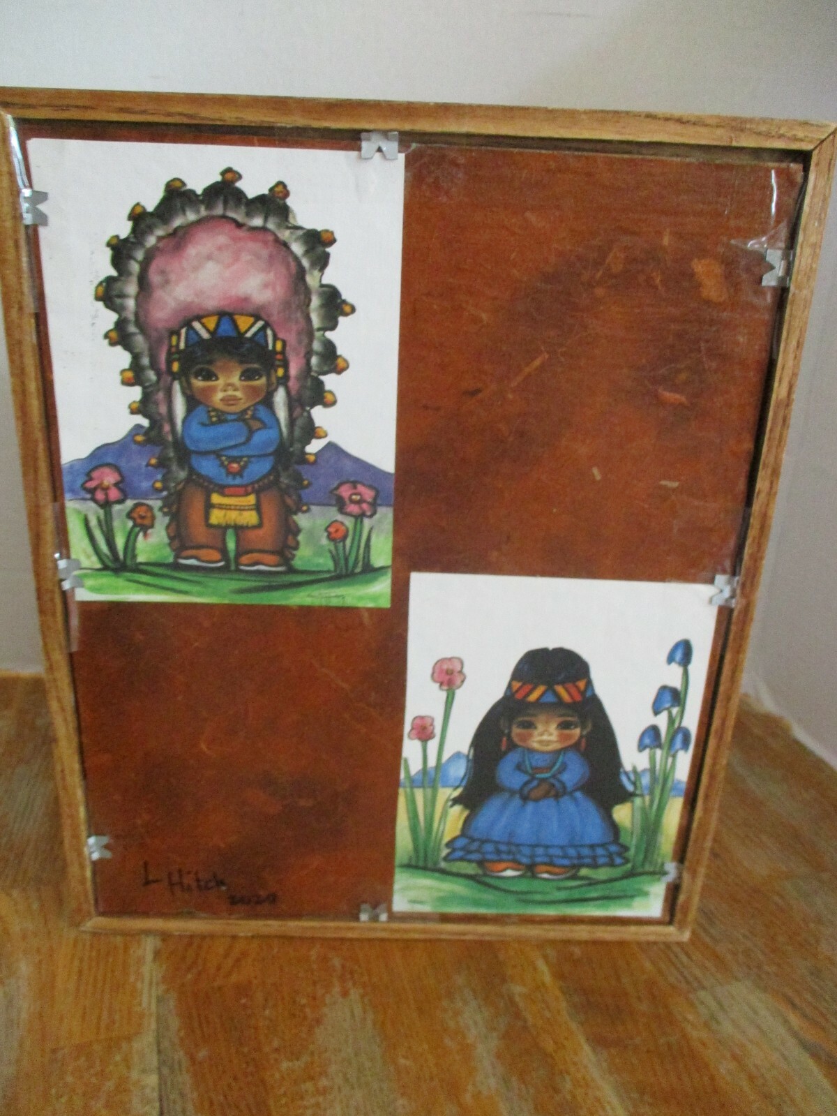 SHADOW BOX, NATIVE AMERICAN ART, FEATHER ART, WOOD KACHINA, SAND ART ...