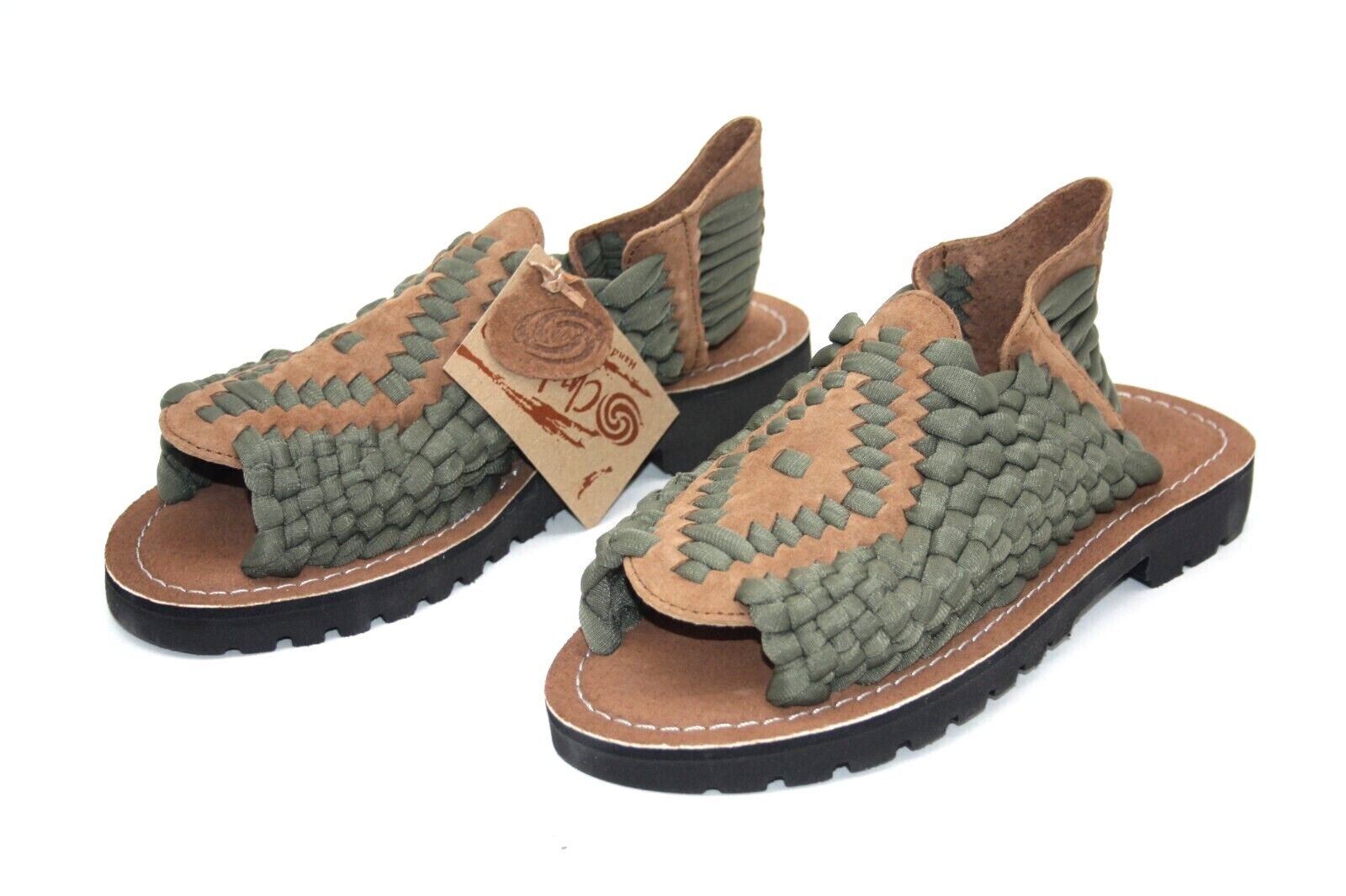 MENS SANDAL CHUBASCO AZTEC NYLON OLIVE PORK COFFEE S80411 SIZE 8 ...