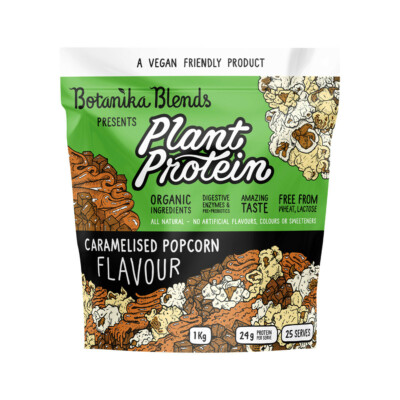 Botanika Blends Plant Based Protein Powder Caramelised Popcorn 1KG ...