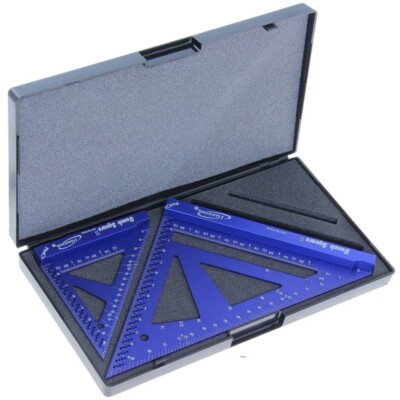 Bench Square II Light Weight Set 4" and 7" Aluminum w/ 16th and 32nd ...