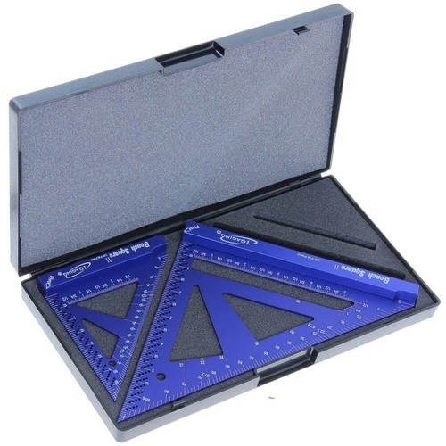 Bench Square II Light Weight Set 4" and 7" Aluminum w/ 16th and 32nd ...