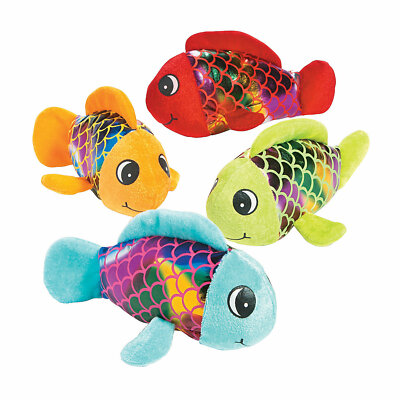 Shiny Stuffed Fish - Toys - 12 Pieces | eBay