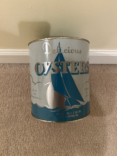 Oyster Can Tin - Bevans Oyster Company, Kinsale, VA - VA303 | eBay