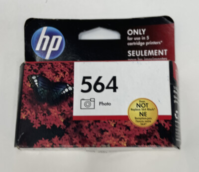 New HP Photo Ink Cartridge 564 Only Use in 5 Cartridge Printers Exp 12/ ...