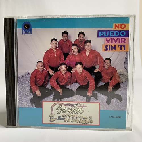 Banda Novillera CD No Puedo Vivir Sin Ti 1996 Lamento Boliviano Oye Mi ...