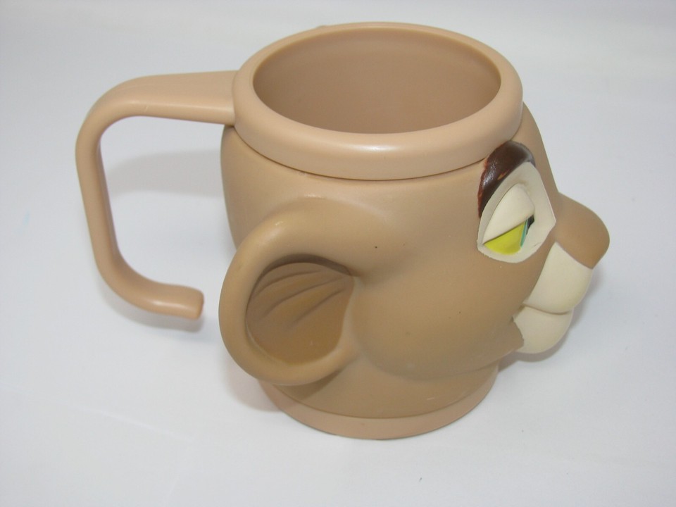 Vtg The Lion King Nala Kids Cup 1990s Applause Disney 3D Mug Head ...