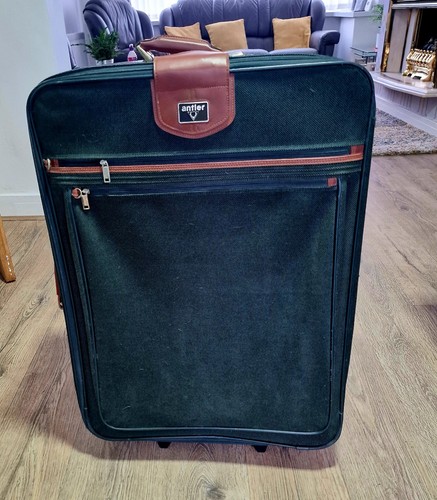 Antler Woven Hard Shell Vintage Hybrid Case In Green 78x25x52 CM Ivgc ...