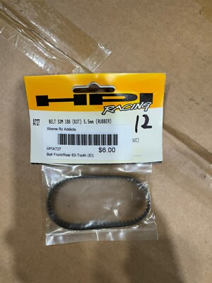HPI A727 Belt S3M 189 (63T) 5.5mm for R40 front or rear DISCONTINUED ...