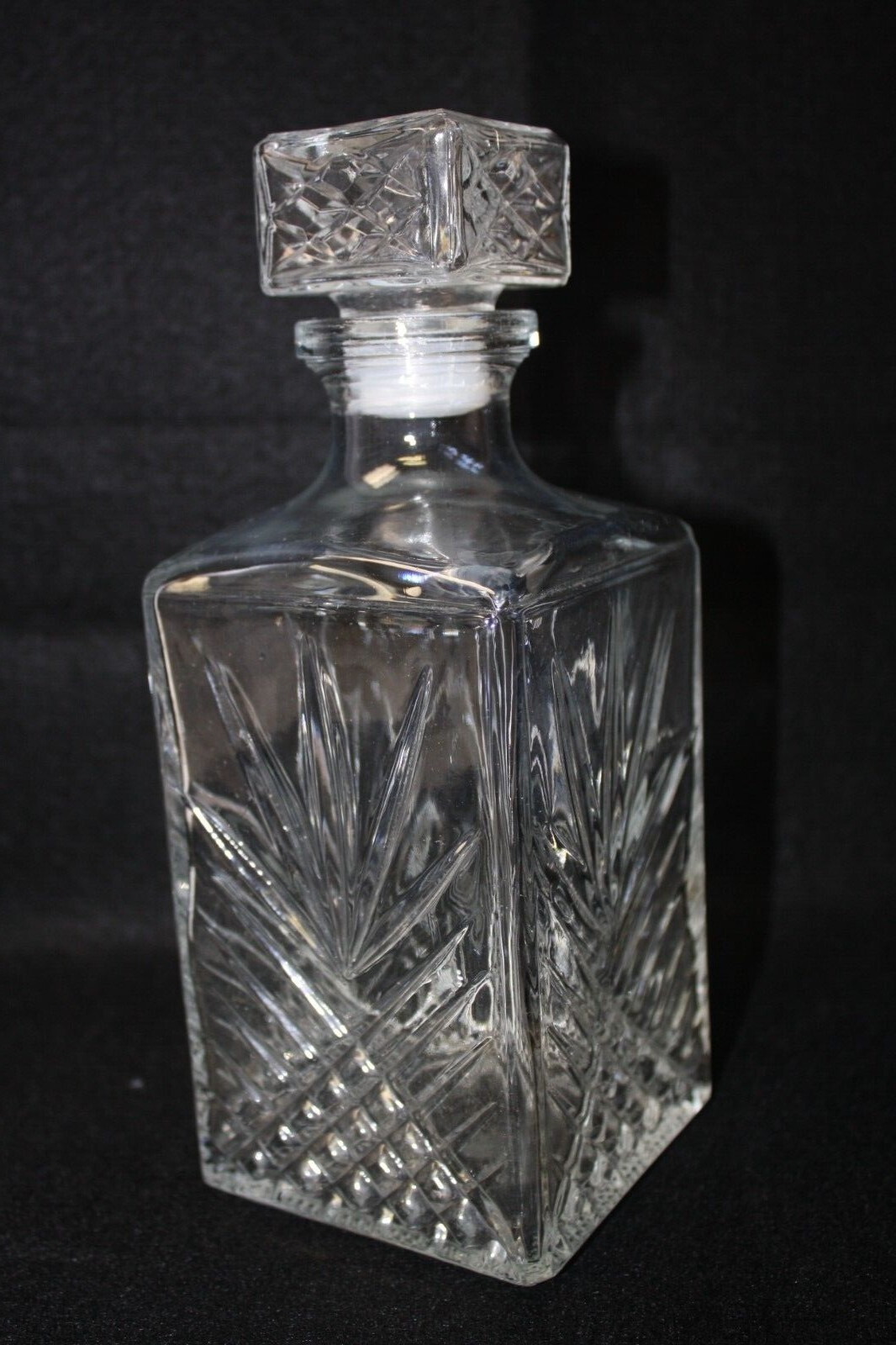 Decanter Italian Covetro Glass Good Condition (See description/photos ...