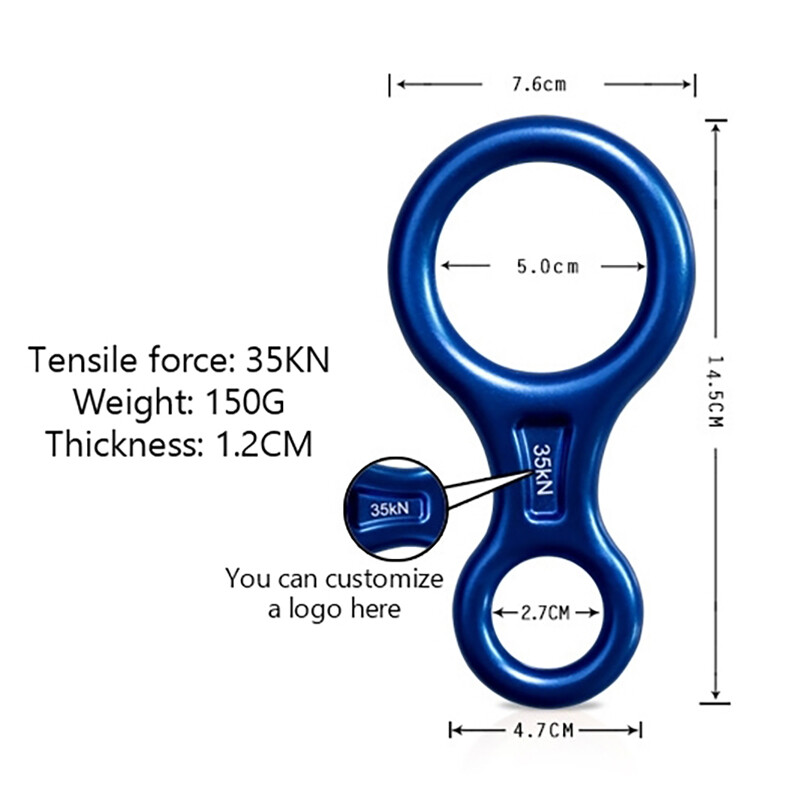 Outdoor 8-Shaped Ring Descent Device, Rock Climbing Descent Device S^3 ...