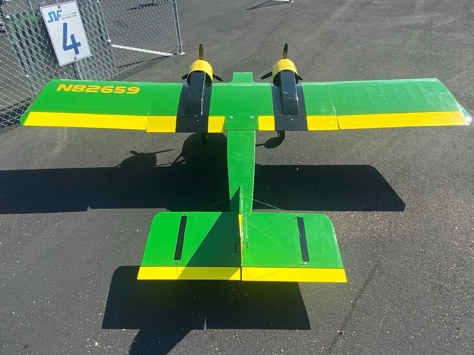 John Deere Tractor Co. Custom Giant Scale Twin RC Plane Super Flying ...