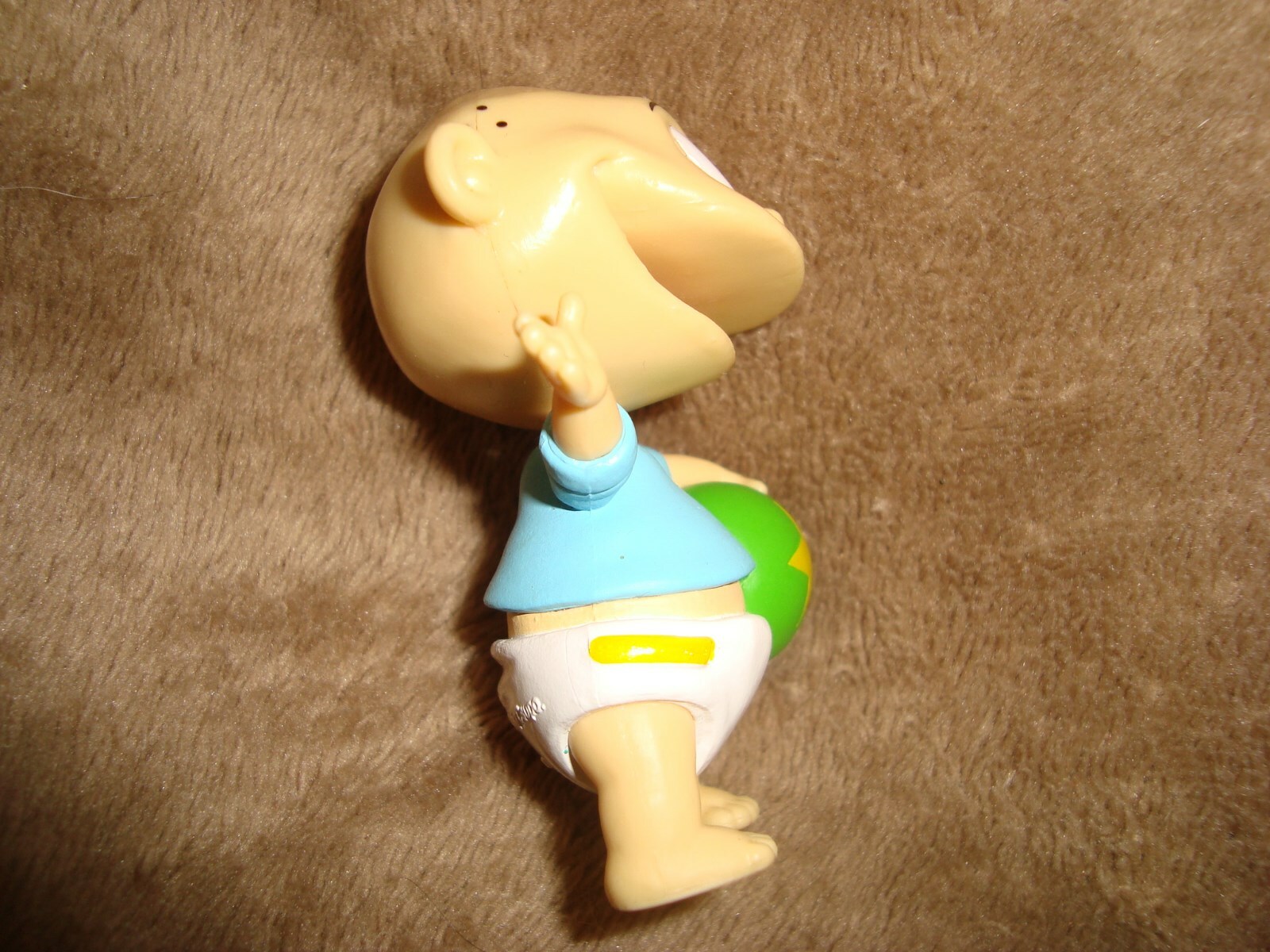 Rugrats Tommy Pickles holding ball Figure Plastic 2.5" tall 2017 Just ...