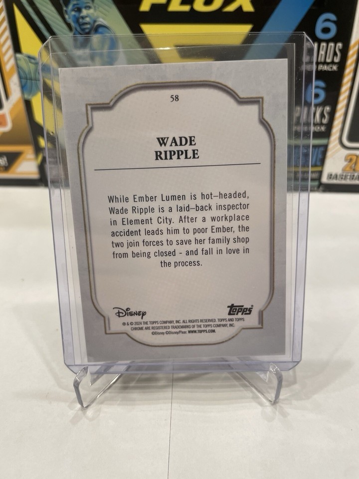 2024 Topps Chrome Disney Sapphire Edition Wade Ripple #58 | eBay