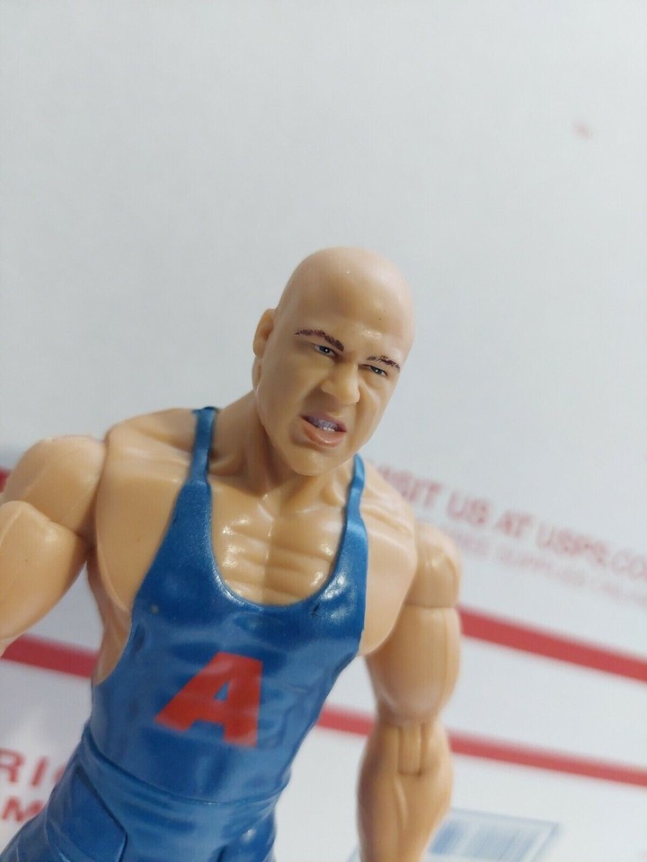 WWE WWF Kurt Angle Jakks Invitational Ring Playset Olympic Hero TNA ...
