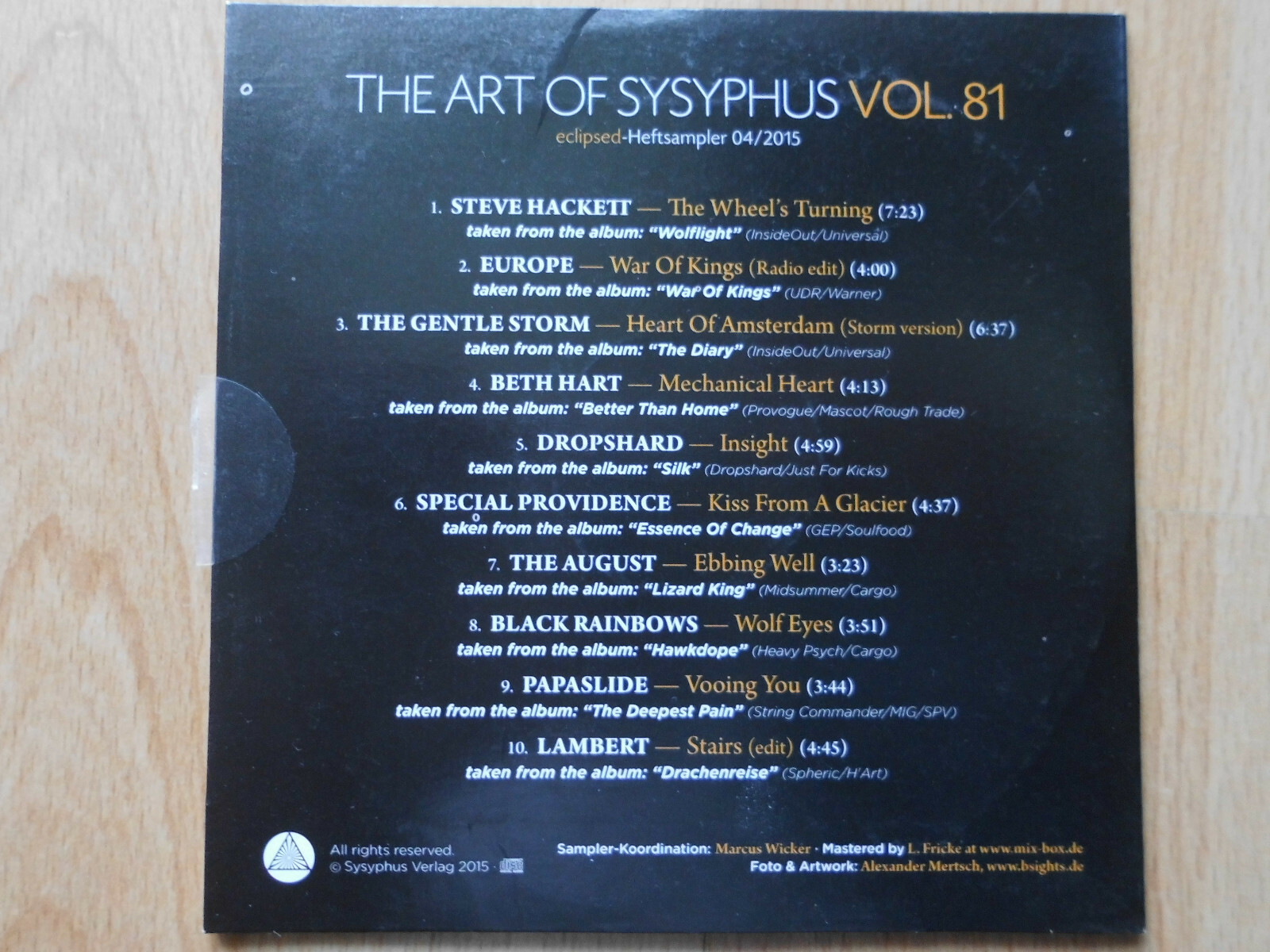 CD Sampler: The Art Of Sysyphus Vol. 81 (04/ 2015) | eBay
