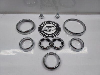 MINI Cooper Navigation Trim Set Chrome OEM 02-08 R50 R52 R53 | eBay