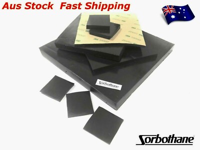 Sorbothane Isolation Pads, Squares and Sheet in 3, 6 and 10mm in 30, 50 ...